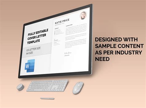 Cover Letter Template Microsoft Word Cover Letter Template With Sample