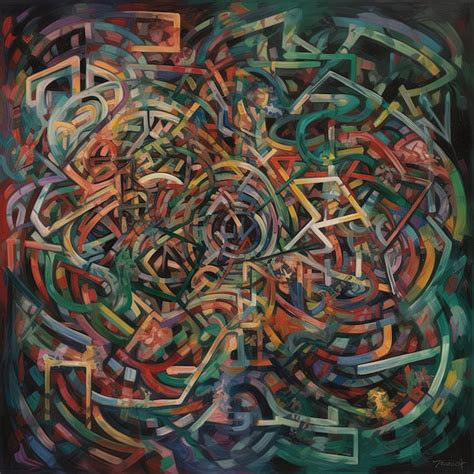 Premium Photo A Colorful Painting Of A Complex Language With The Word In The Middle Premium Photo A Colorful Painting Of A Complex Language With The Word In The Middle