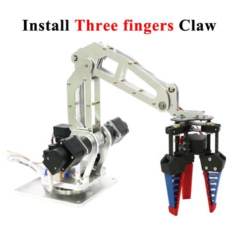 다축 산업용 조작기 로봇 암 스텝퍼 인코더 모터 빨판 클로 Stm32 프로그래밍 가능 로봇 키트용 05kg 하중