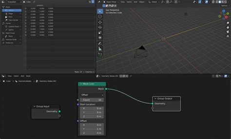 Creating An Array Using Geometry Nodes Blender Base Camp