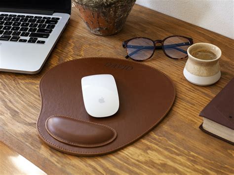Ergonomic Office Mouse Pad Has A Nonslip Backing And Is Made From High