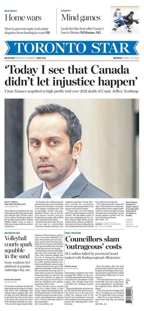 Toronto Star Subscriptions Pressreader