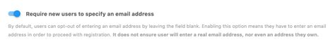 Email Address Requirement During Registration NodeBB Community