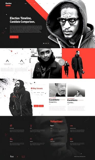 Typographic Layout Web With Big Typography Effect Bold Webs Inspired