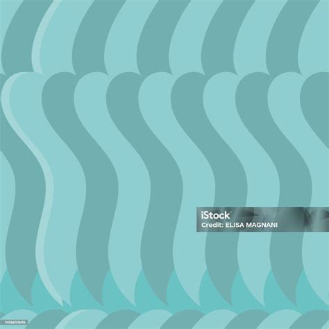 Optic Art Background Of Blue Stripes Stock Illustration Download