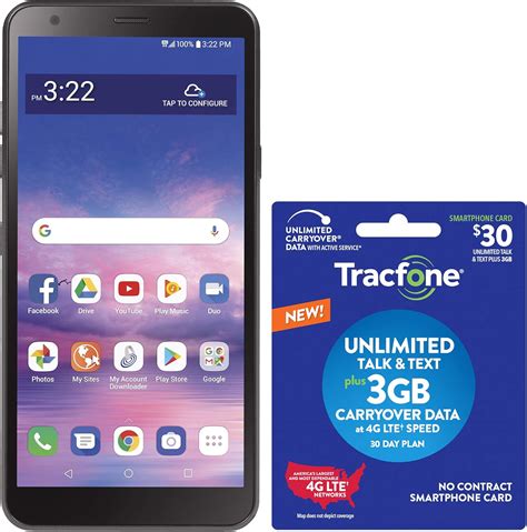 Amazon Com Tracfone Lg Journey G Lte Prepaid Smartphone Locked With Airtime Bundle