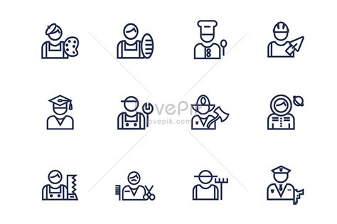 인물 직업 아바타 Png 일러스트 무료 다운로드 Lovepik