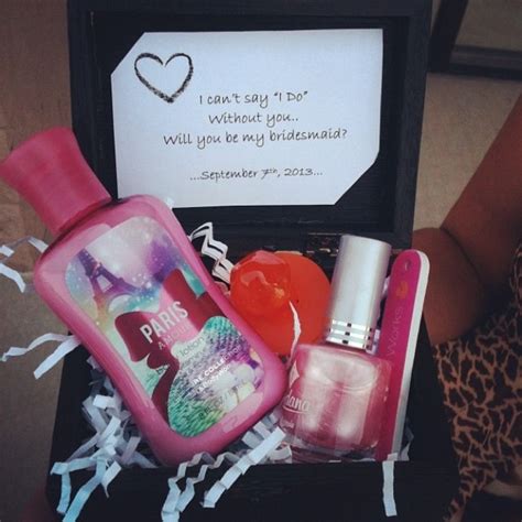 Cute Idea To Ask To Be Bridesmaids Wedding Gifts For Bridesmaids