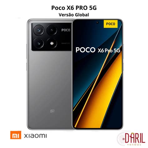 Celular Smartphone Poco X Pro G Câmera tripla de MP com OIS Xiaomi Original Shopee Brasil