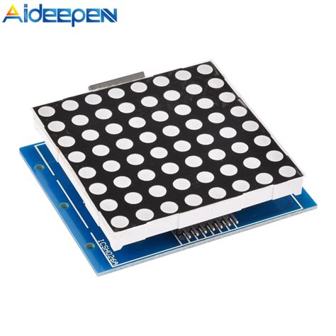 Aideepen Dc5v Icsh026a 8 8 Dot Matrix Control Module Led Module Suitable For Arduino Atmega328p