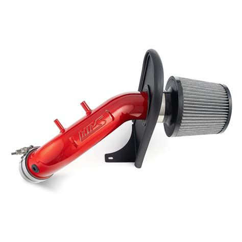 HPS Red Air Intake Kit with Heat Shield Compatible for 2004-2008 Acura ...