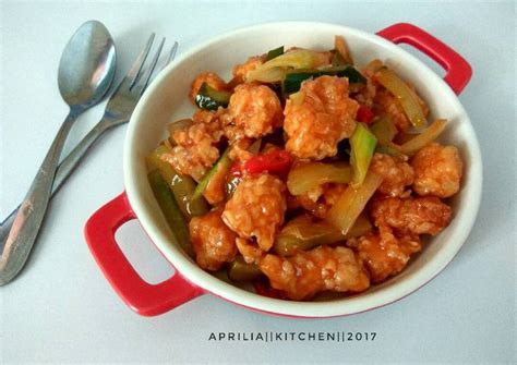 Resep Ayam Asam Manis Simple And Praktis Oleh Apriliakitchen Cookpad