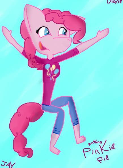Anthro Pinkie Pie By Inkmixer12100 On Deviantart