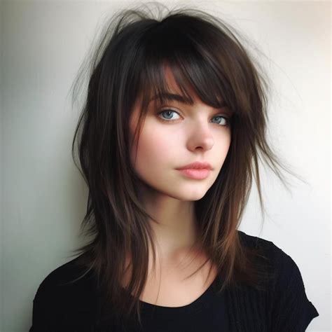 Premium Ai Image Photo Of Side Bangs