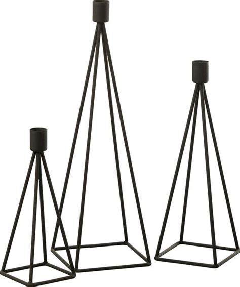 J Line Kaarshouder Metaal Zwart 3 Stuks Bol