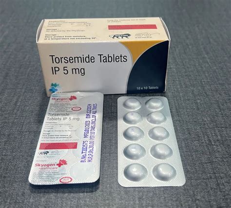 Torsemide Tablets Ip 5 Mg At Best Price In Mumbai By Skyogen Healthcare