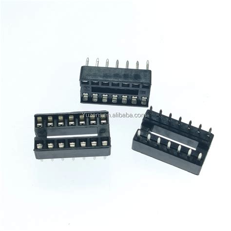 14p 2 X 7 Socket Tin Through Hole Ic Socket Dip 2 54mm Pitch Ics 314