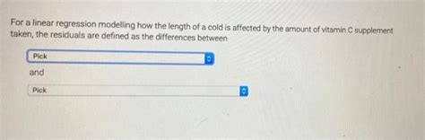 Solved For A Linear Regression Modelling How The Length Of A Chegg