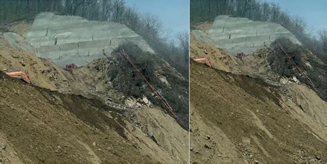 საგანგაშო კადრები რიკოთიდან გვირაბის შესასვლელი დაიბზარა ნახეთ რა ხდება რიკოთულასთან