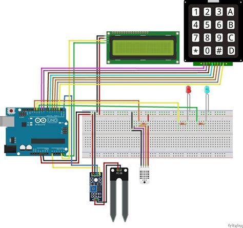 Humidity Sensor Arduino Teacher Contest Led Diodes Writing Code Reading Data Temperature