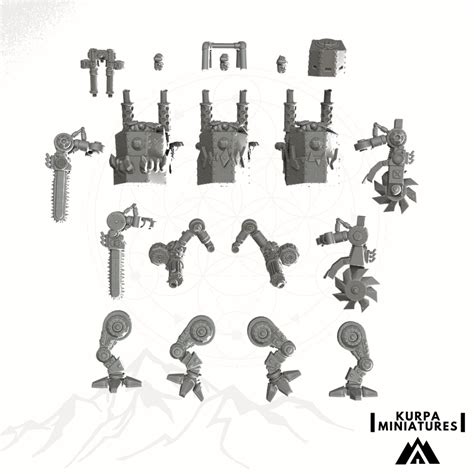 Stl File Orc Scrap Mech・3d Print Design To Download・cults