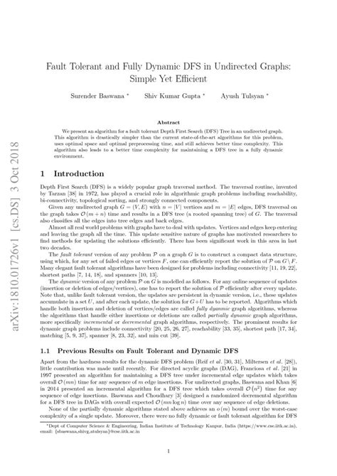 Fault Tolerant And Fully Dynamic Dfs In Undirected Graphs Simple Yet