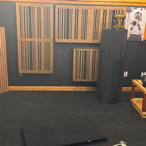 Rustic Acoustic Diffusion Panels Sound Absorbing Diffusing 23”x455