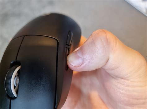 Logitech G Pro X Superlight Side Button Issue Button Recessed Into Body Case While In Use