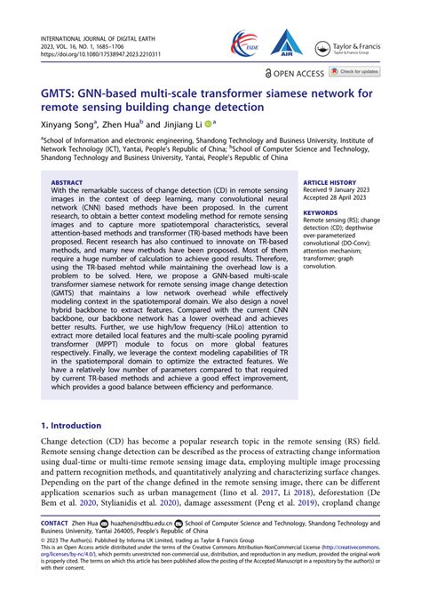 PDF GMTS GNN Based Multi Scale Transformer Siamese Network For Remote Sensing Building Change