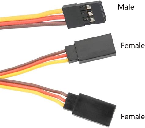 Yixisi 6″ Rc Y Harness Servo Splitter Cable For Remote Control Aircraft