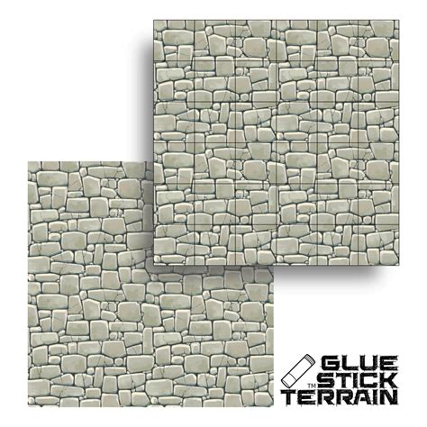 Glue Stick Terrain 6x6 Cobblestone Terrain Block Terrain Wizard