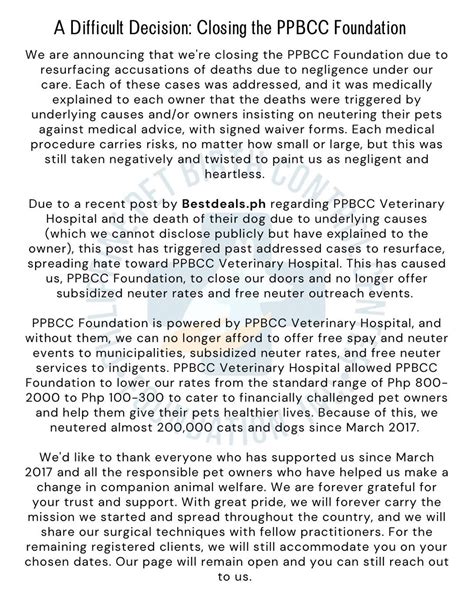 Ppbcc Troll Attacks Forced Closure Of Animal Welfare Foundation