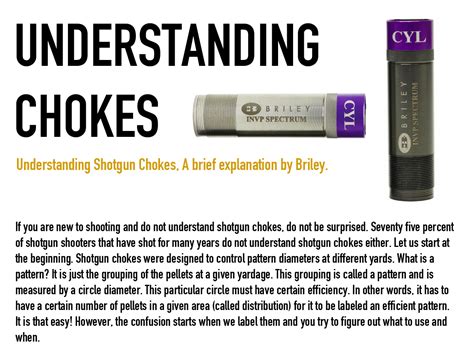 Choke Restriction Chart At Merrill Lavallee Blog