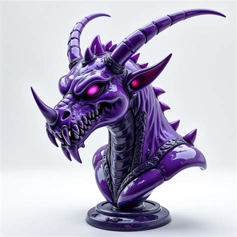 Free Obj File Ferocious Dark Dragon Bust 3d Model 🐉 ・3d Print Design To