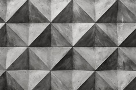 Premium Ai Image Futuristic Gray Scale Monochrome Concrete Color Abstract Geometric Pattern