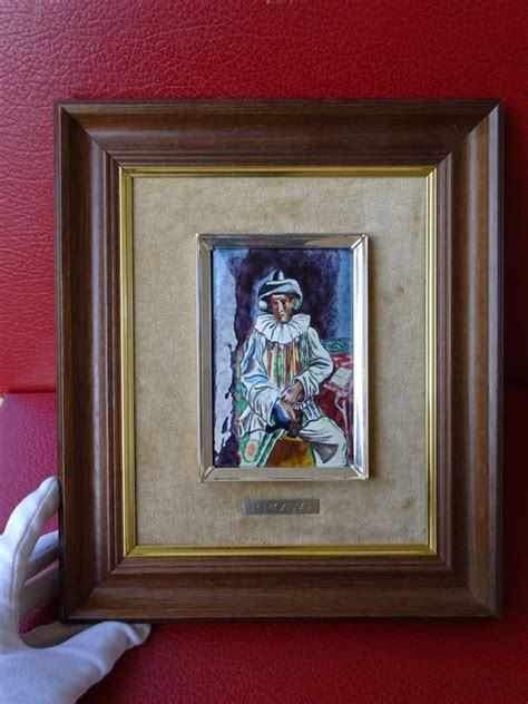 After Pablo Picasso Arlequin Enamel Auction Online Catawiki