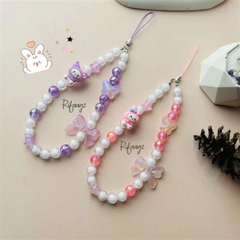 Jual Gantungan HP Bracelet Gelang Landyard HP Estetik Phone Straps