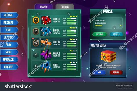 Fire Game Menu Over 420 Royalty Free Licensable Stock Vectors And Vector