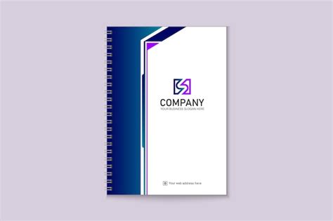 Premium Vector Abstract Business Notebook Cover Template