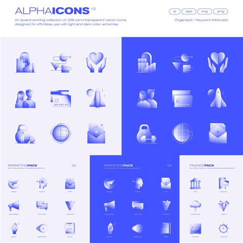 Alpha Icons Collection Masterbundles