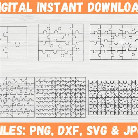 Laser Cut Puzzles Svg Pattern Etsy