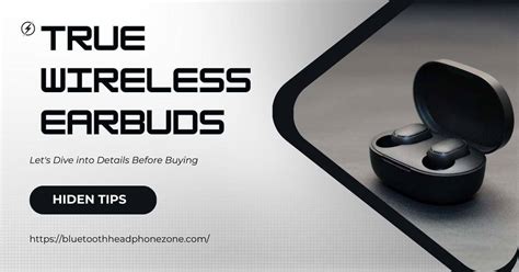Tws Bluetooth Earbuds Hidden Tips Bhz Expert Insights