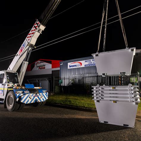 Crane Lift Site Bin 1 5t 2t And 3t Bremco Metal Products