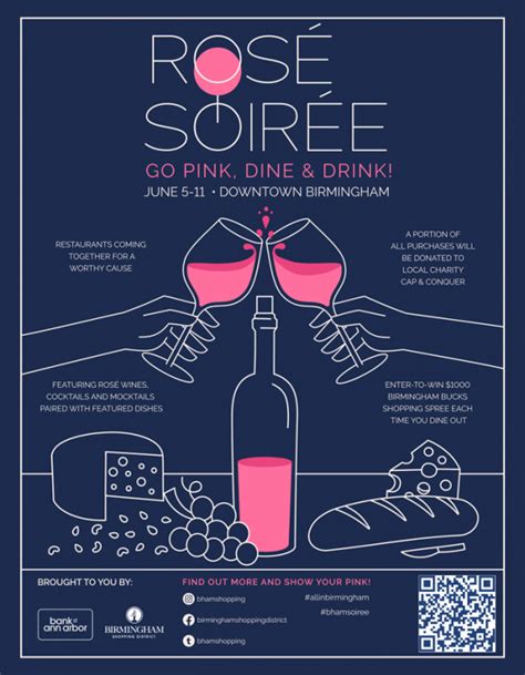 Go Pink Dine And Drink During The Birmingham Shopping Districts New