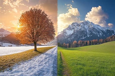Same Tree Different Seasons