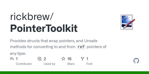 Github Rickbrewpointertoolkit Provides Structs That Wrap Pointers And Unsafe Methods For