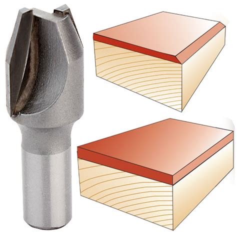 Velepec Combination Bevel And Flush Trim Router Bits