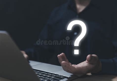 Hand Showing A Question Mark Icon Stock Image Image Of Alternatives