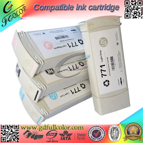 Replace Ink Cartridge With Chip For Hp Designjet Z6200 Printer Inks