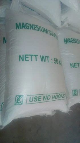 99 Magnesium Sulphate Heptahydrate 50 Kg Pp Sack Bag At ₹ 13kg In